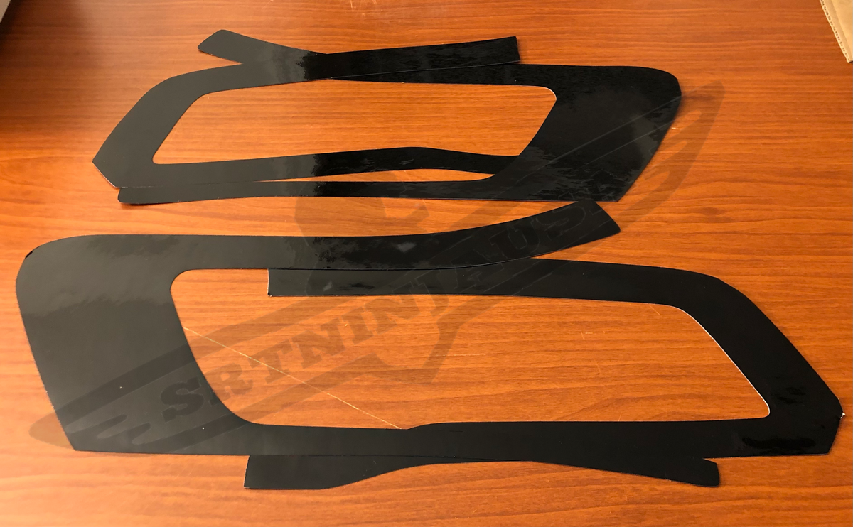 2014-2020 Jeep Grand Cherokee Ninjafied Vinyl Borders and Center Tint ...